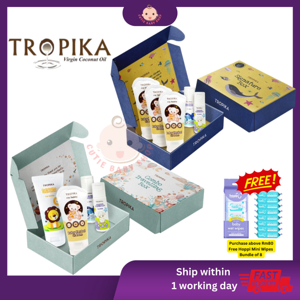 TROPIKA Combo Box Signature Box Baby Herbal Cream Viral Neelofa Baby ...