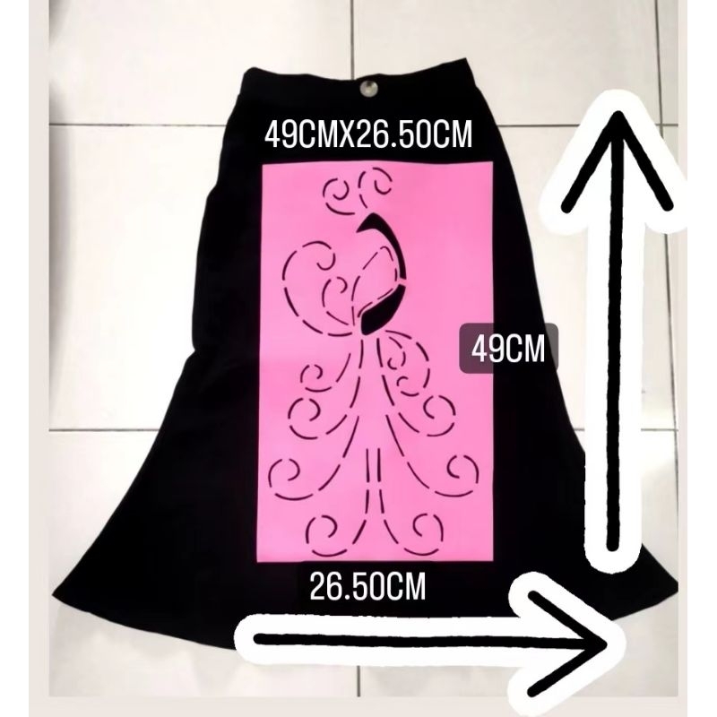 Corak Burie /Acuan Corak Burie (dilukis atas eva foam) | Shopee Malaysia