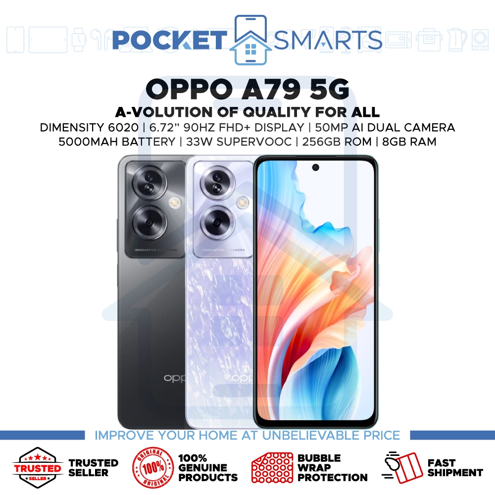 [Malaysia Set] Oppo A79 5G (256GB ROM | 8GB RAM) 1 Year Oppo Malaysia ...