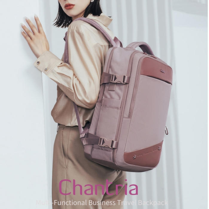 Chantria Violetz Women Laptop Backpack Big Capacity Business Travel ...