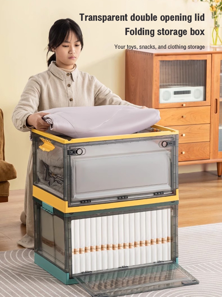 🔥Ready Stock🔥120L Foldable Storage Box with Lid Large Capacity ...