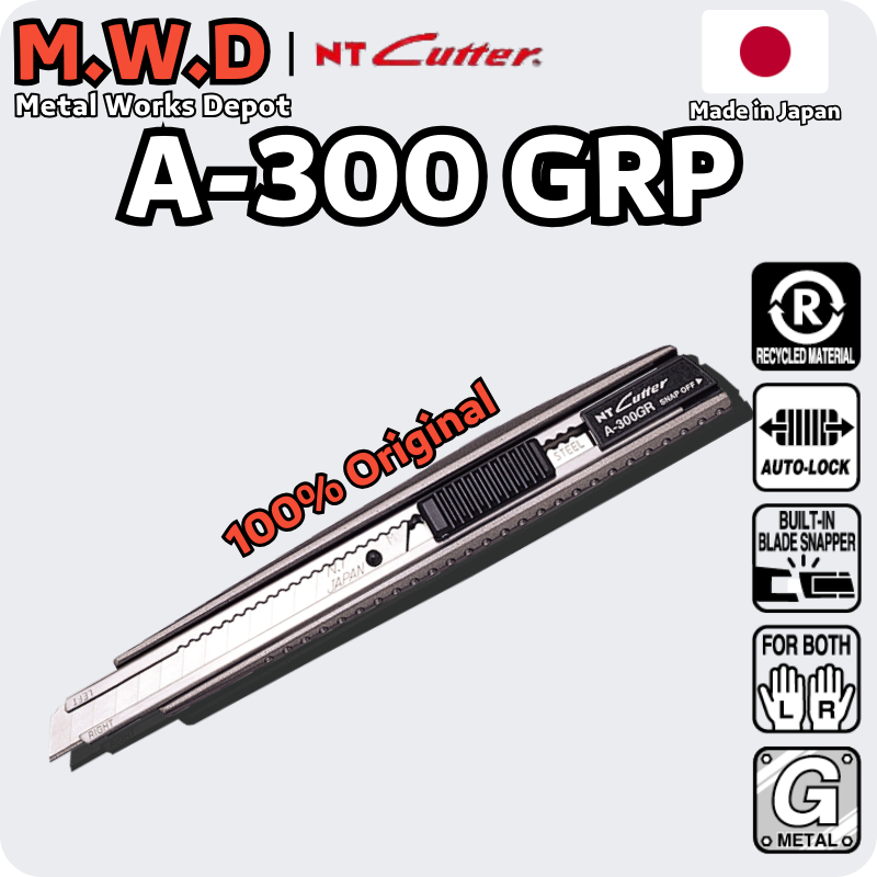 [100% ORIGINAL] NT CUTTER LIGHT DUTY ALUMINIUM DIECAST GRIP HAND KNIFE ...