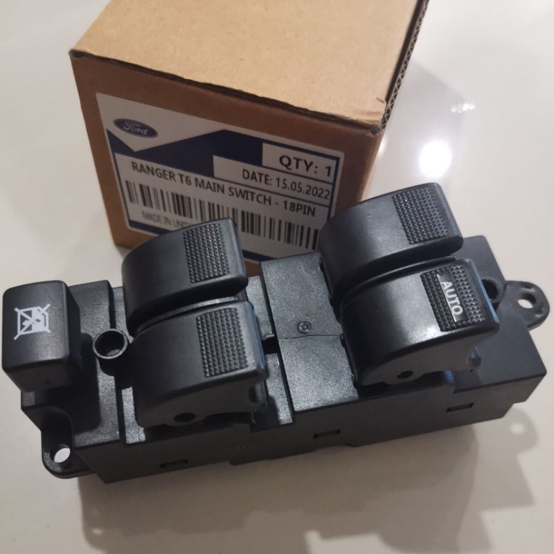ORIGINAL FORD RANGER T6 BT50 POWER WINDOW MAIN SWITCH 15PIN | Shopee ...