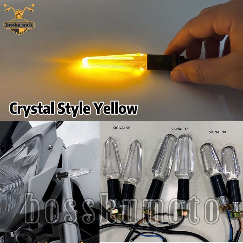 UNIVERSAL DIAMOND SIGNAL LED FOR YAMAHA LC Y15 Y16 NMAX NVX FZ150 R15 ...