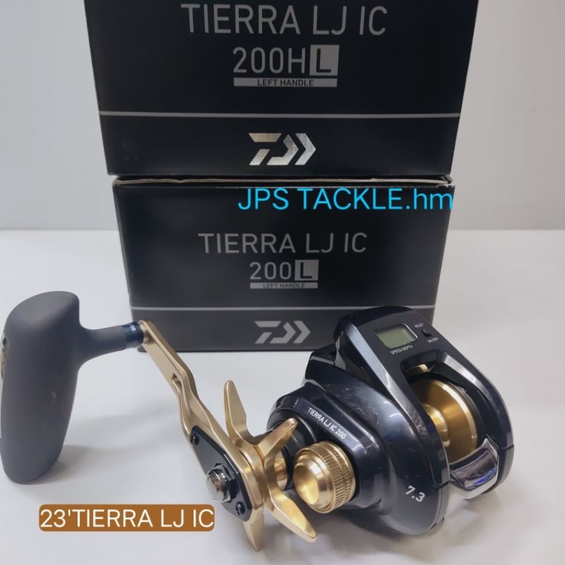2023 Daiwa Tierra LJ IC 200L/200HL left handle baitcasting reel tierra LJ 2023 | Shopee Malaysia