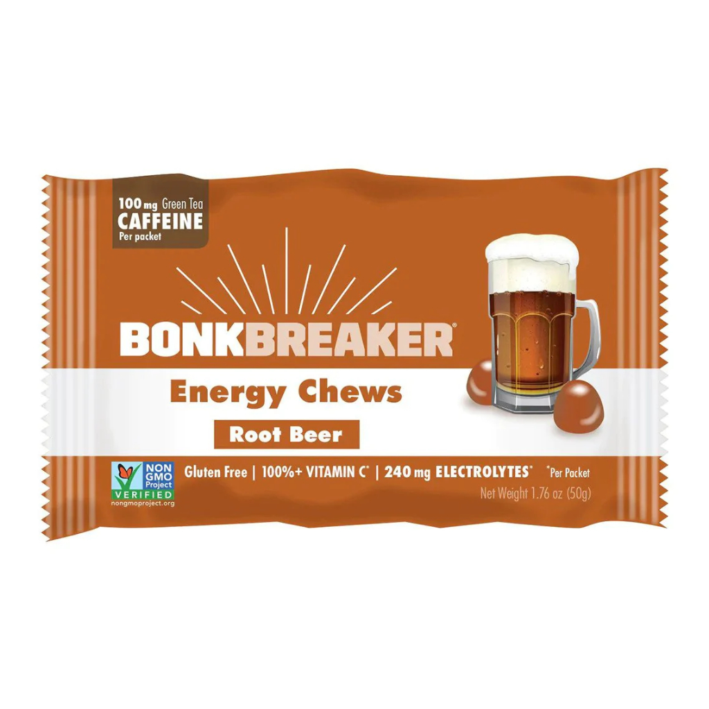 BONK BREAKER ENERGY CHEWS ROOT BEER ENDURANCE IRONMAN MARATHON ...