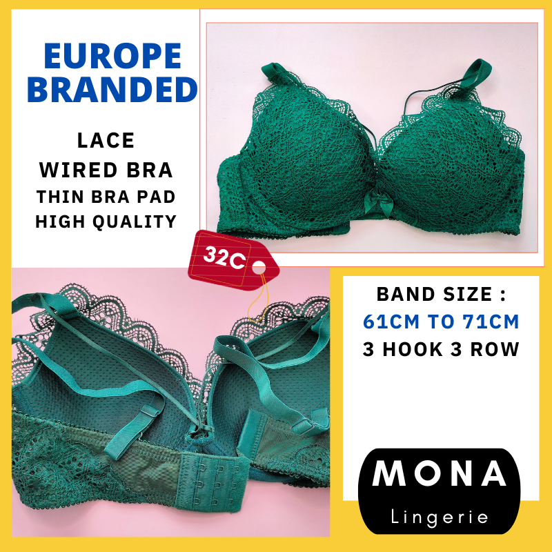 MONA Bra Branded Wired Bra Dawai 32AB Coli Wanita Cantik Murah dan ...