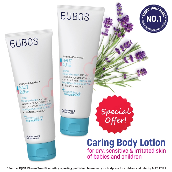 Eubos Dry Skin Children Haut Ruhe Lotion 125ml x 2 | Shopee Malaysia