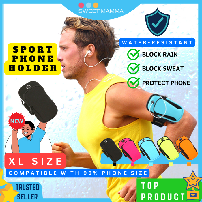 SWEET MAMMA XL Jogging Armband Phone Holder Running Porch Bag ...