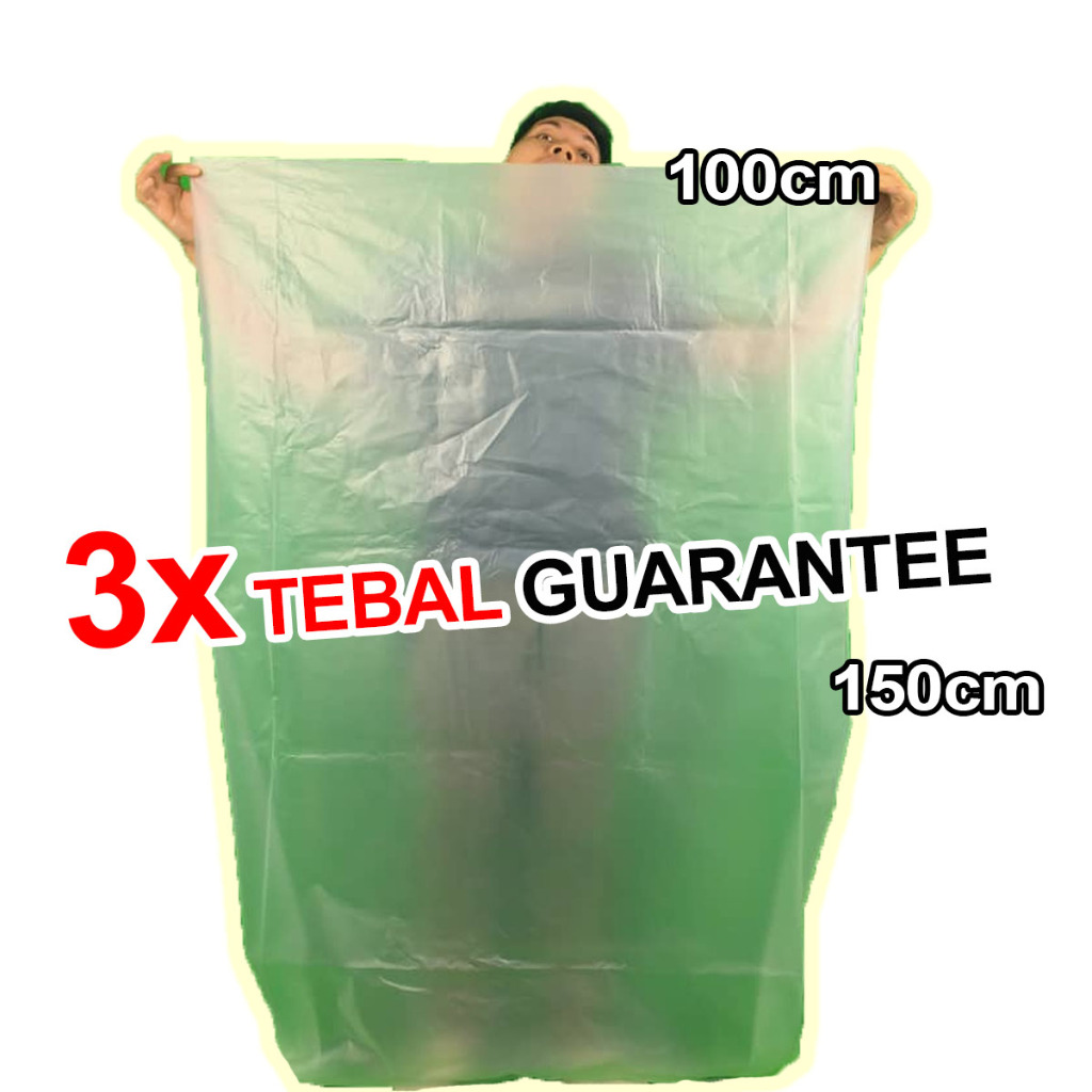 Beg Plastik Besar Heavy Duty Clear Plastic Bag Large Thick Laundry Toto ...