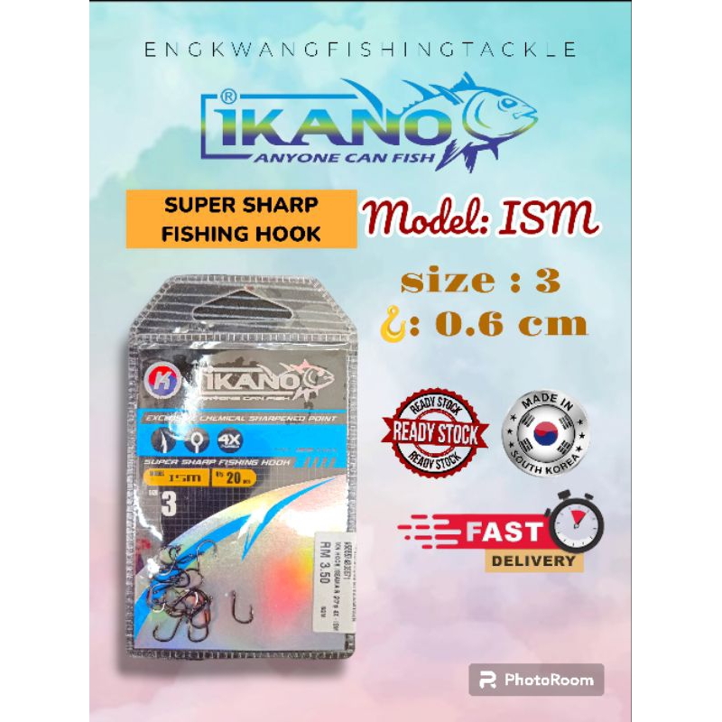 IKANO FISHING HOOK 4X ISEAMA | Shopee Malaysia