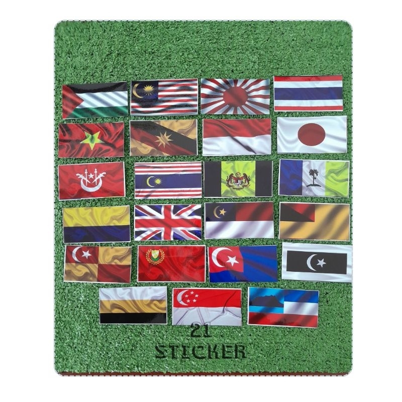 STICKER BENDERA FLAG NEGERI/ NEGARA MALAYSIA,VIENTNAM,SELANGOR ...