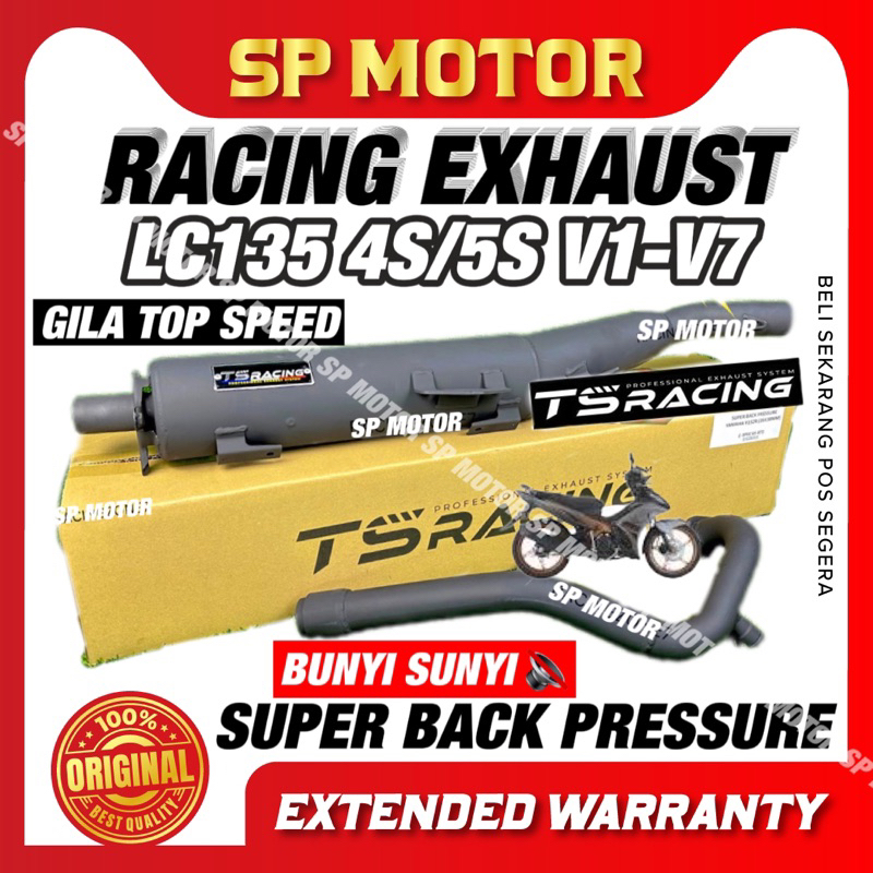 ”NEW” TS RACING LC135 Exhaust/ Super Back Pressure/ Tru Pressure/ Pipe ...