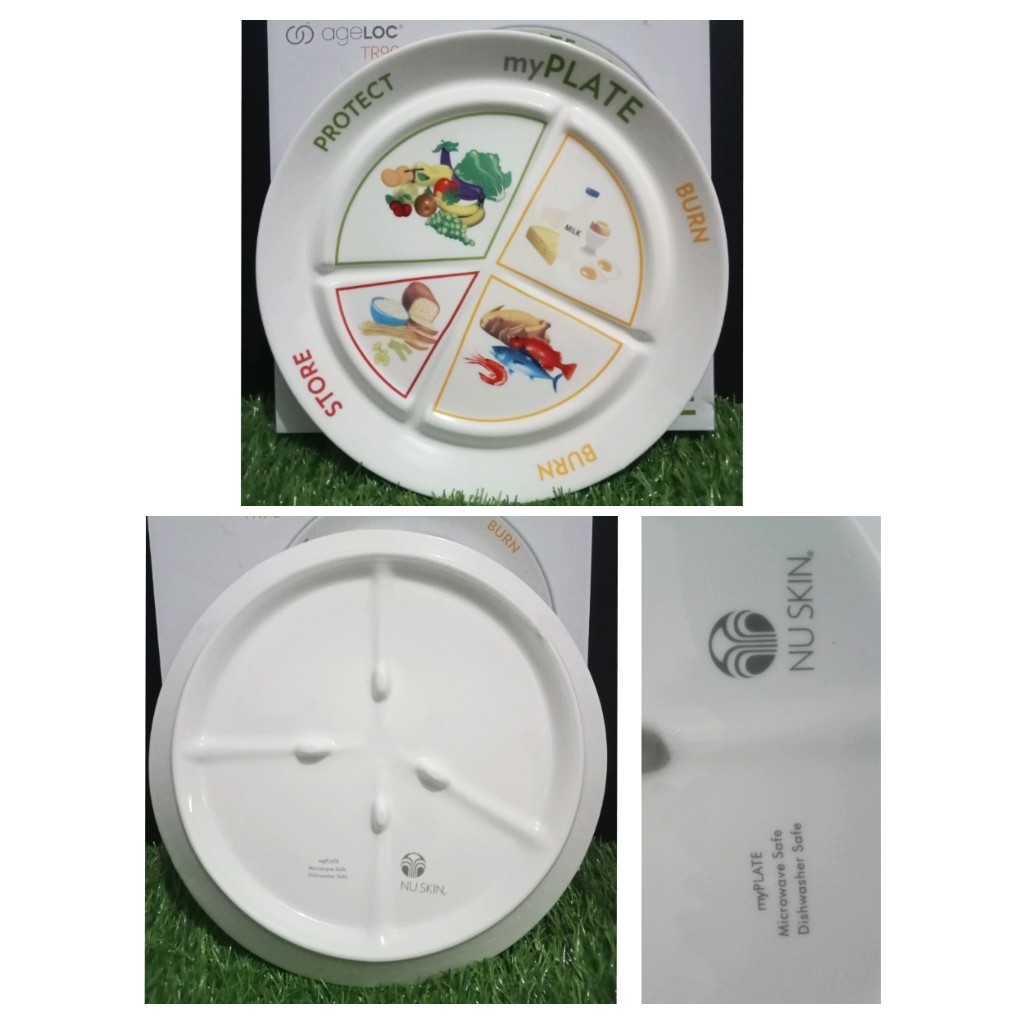NU SKIN myPLATE thick ceramic plate in original box | Shopee Malaysia