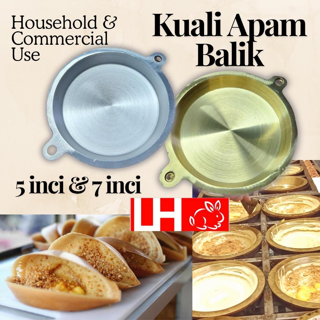 Kuali Apam Balik 5Inci 7inci Acuan Kuih Apam Balik Tembaga Aluminium ...