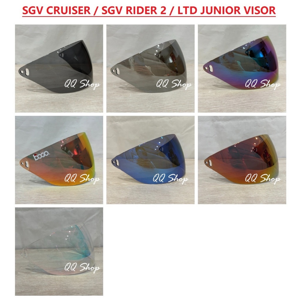 SGV CRUISER / SGV RIDER 2 / LTD JUNIOR / SGV KIDS HELMET VISOR (100% ORIGINAL) | Shopee Malaysia