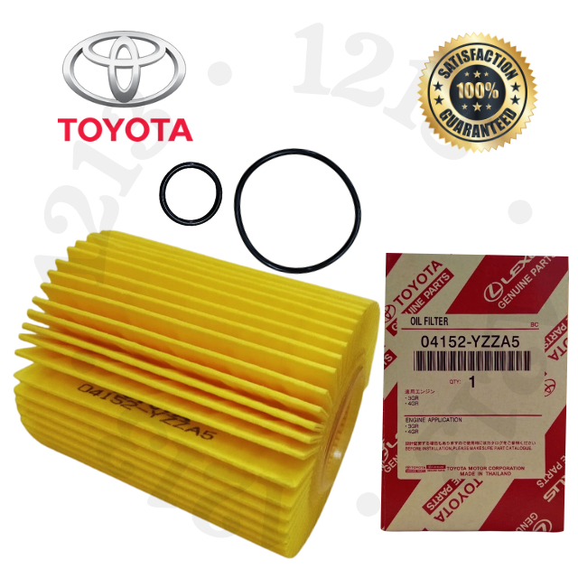 04152-YZZA5 TOYOTA OIL FILTER FOR MARK X 2.5 GRX120 (2006-), MARK X 2.5 ...