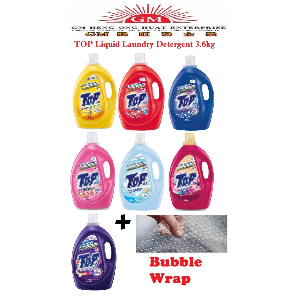 TOP Liquid Laundry Detergent 3.6kg | Shopee Malaysia