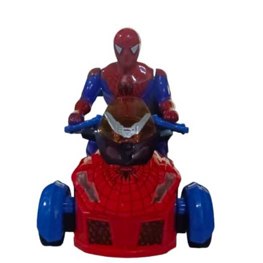 Spiderman motor 360° Driving Musical Toys With Sound & Light | Shopee ...