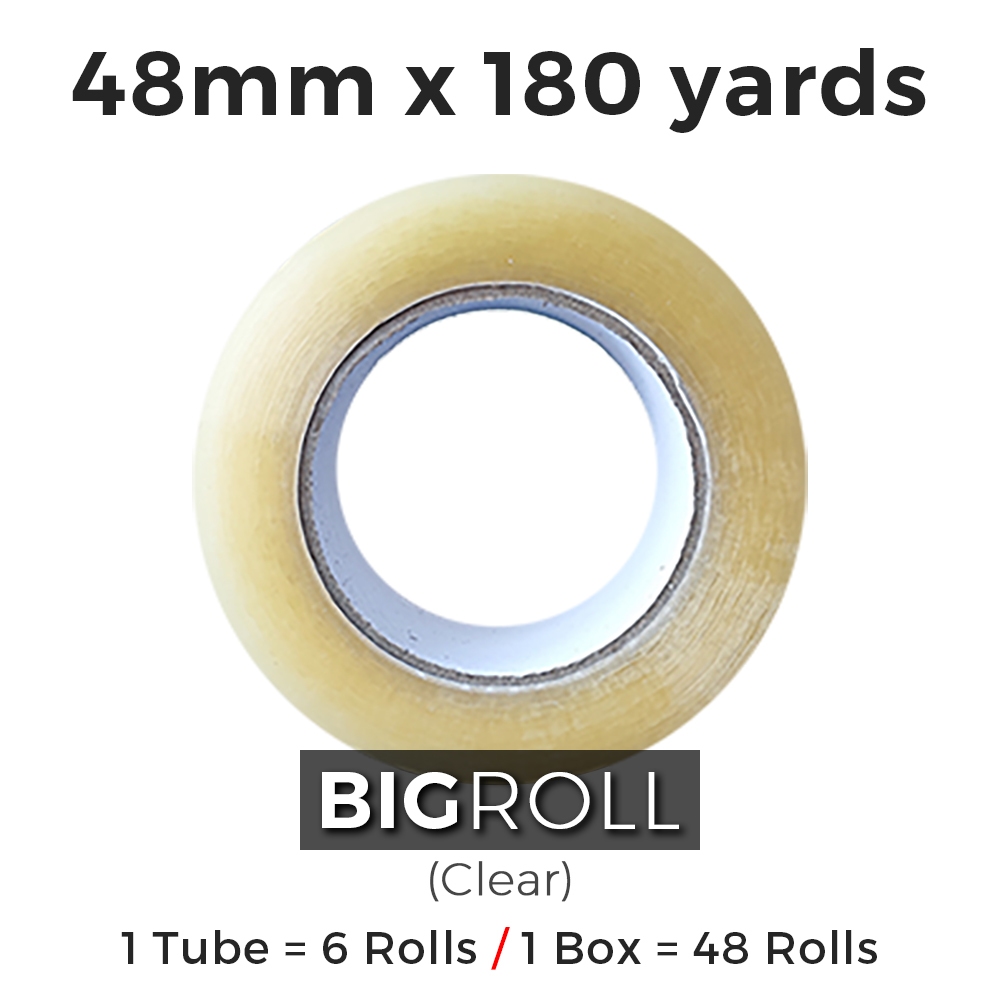 OPP Tape 48mm x 180 yard Packaging Fragile Tape Stationery Tape 18mm x ...