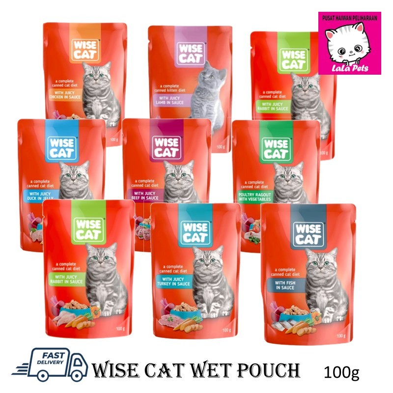 WISE CAT WET FOOD POUCH 100g | Shopee Malaysia
