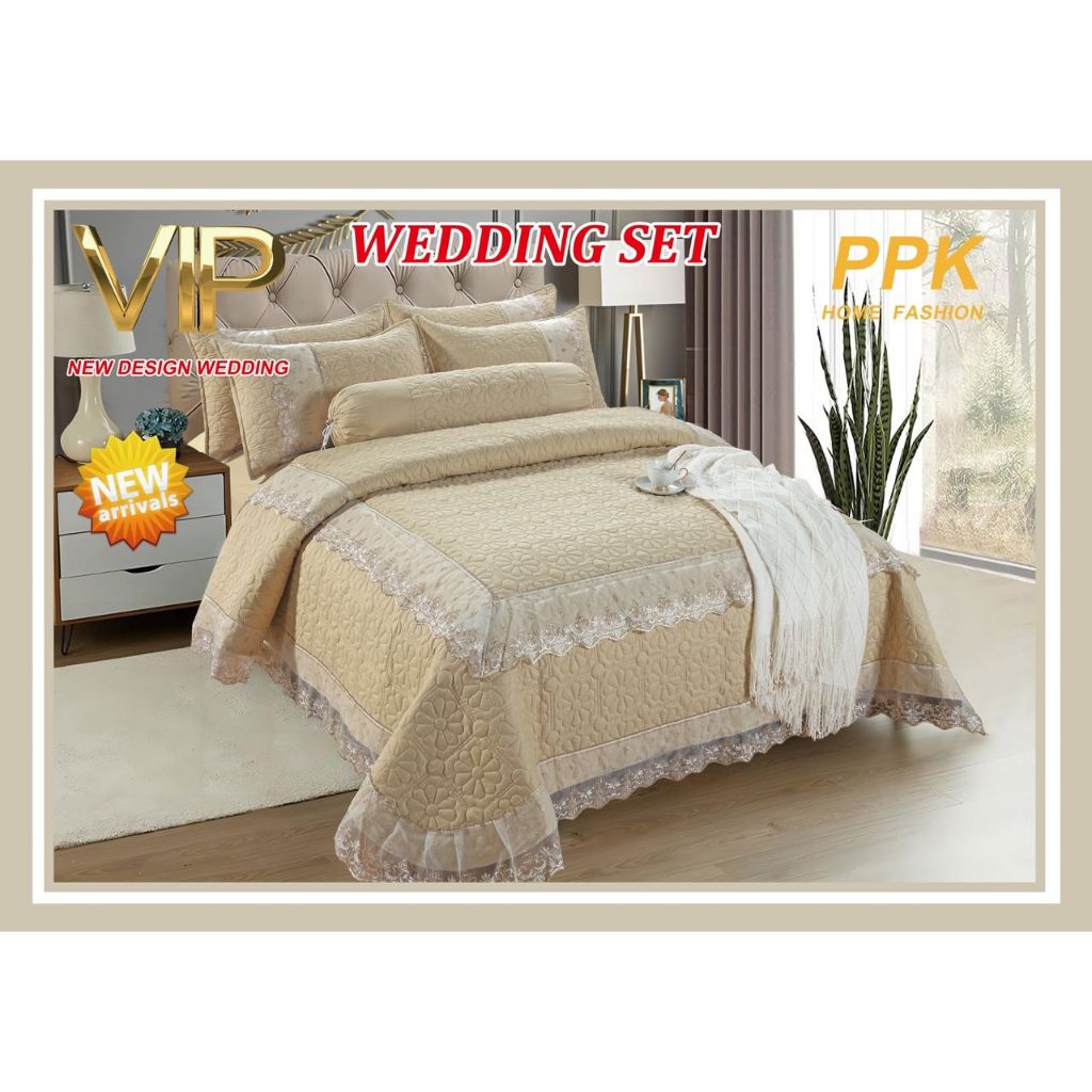 🔥🔥 Readystock 🔥🔥 Set Cadar Pengantin Beropol Set 7 IN 1 Ropol Cadar 6 ...