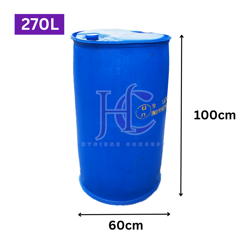 Tong Drum Plastik / Tong Air / Blue Drum Plastic / Bekas Tong Biru ...