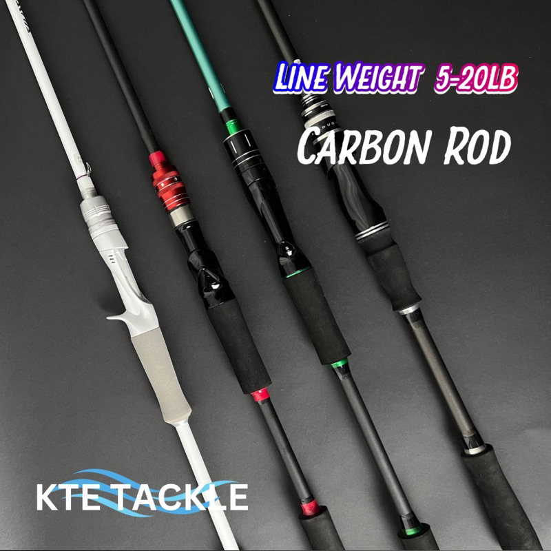 【KTE】 2-piece Casting Rod Spinning Rod Pancing Joran Murah M-Force ...