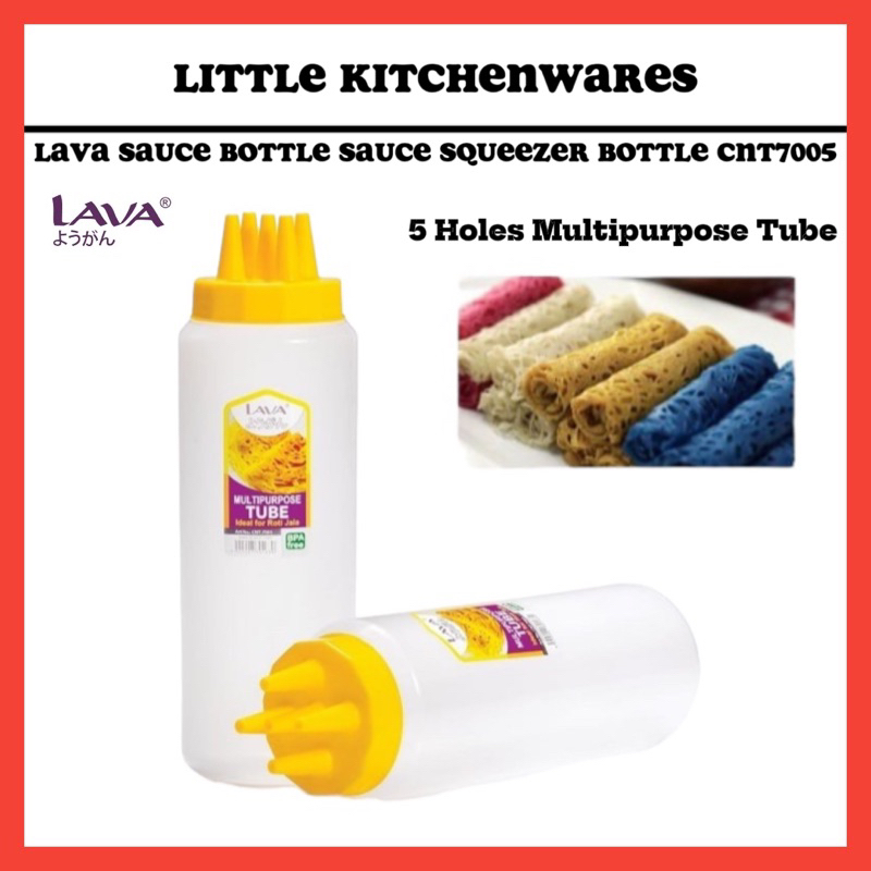 LAVA Sauce Bottle CNT7005 Sauce Squeezer Bottle CNT Sauce Bottle Sauce ...