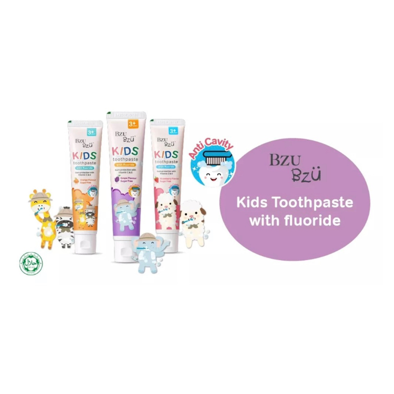 BZU BZU Kids Toothpaste - (50g) | Shopee Malaysia