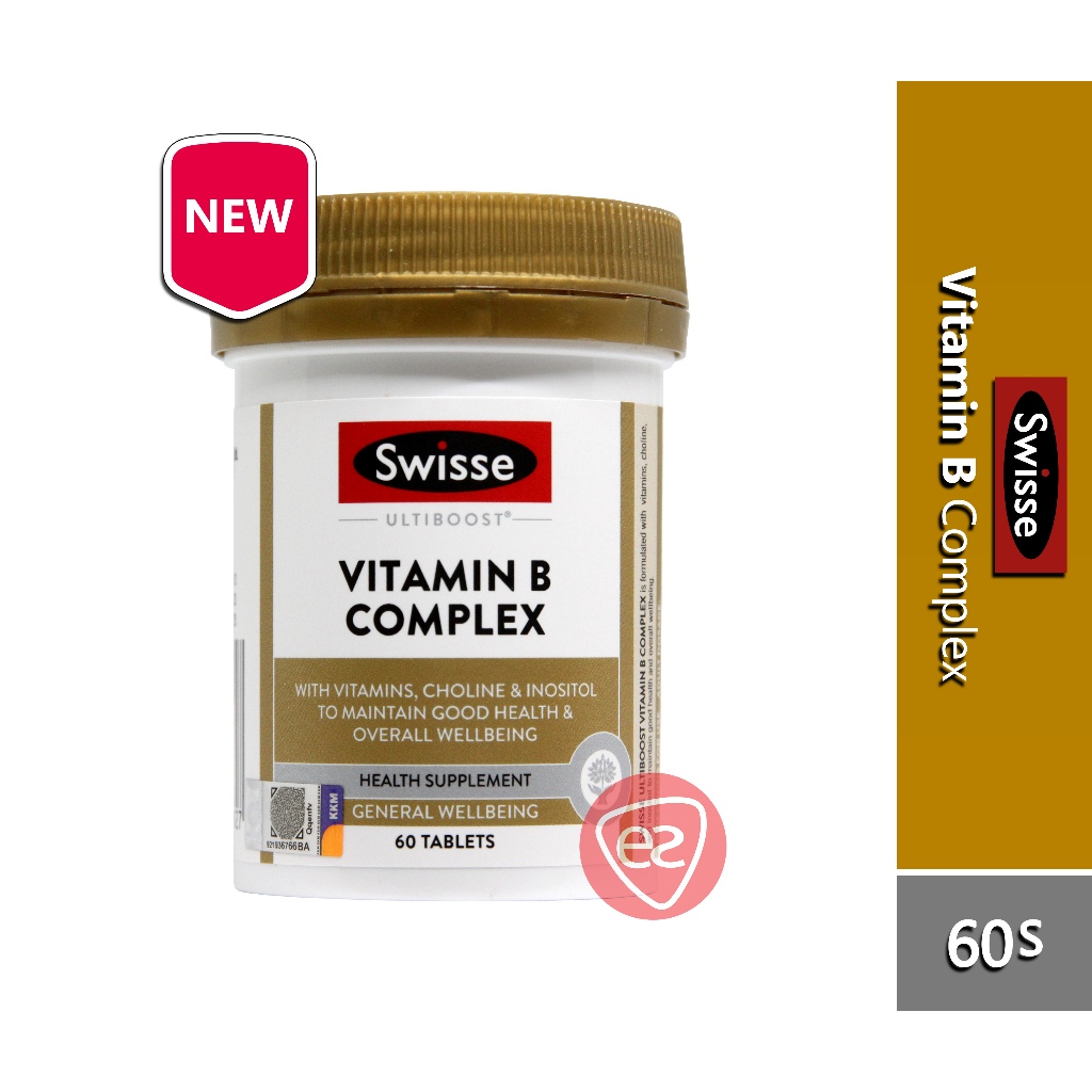 Swisse Ultiboost Vitamin B Complex Tablet 60s (MAL23036071NC) | Shopee Malaysia