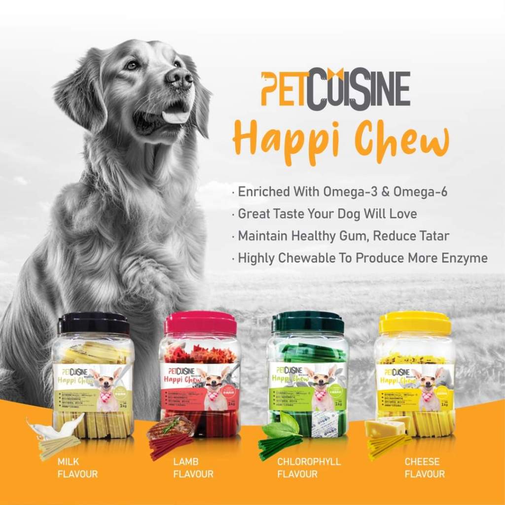 Pet Cuisine / Petcuisine - Happi Chew Dog Treats -( Chlorophyll /Cheese ...