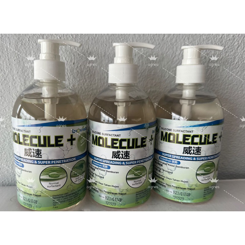 BIOVISTA Molecule+ 500ML USA Technology Chemical Fertilizer Wetting ...