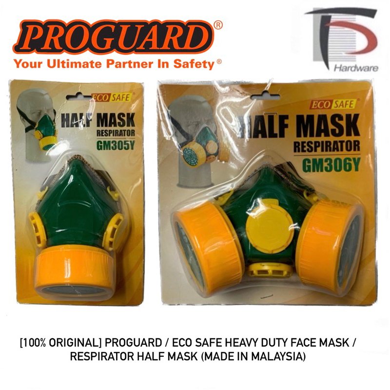 [100% ORIGINAL] PROGUARD / ECO SAFE HEAVY DUTY FACE MASK / RESPIRATOR ...
