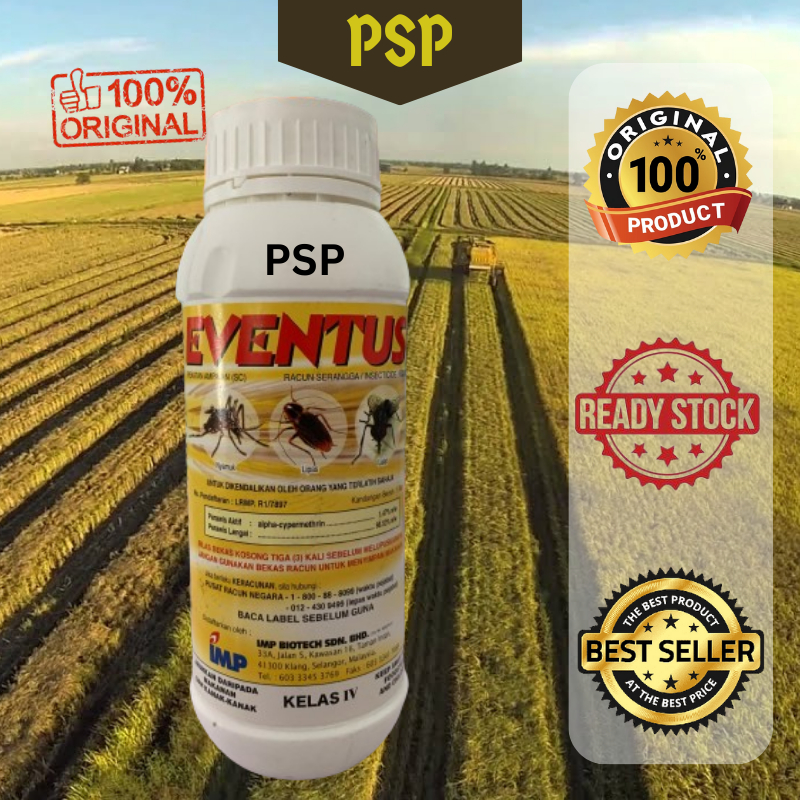 1L EVENTUS Racun Serangga for Kutu, Cockroach, Ant, Spider, Mosquito ...