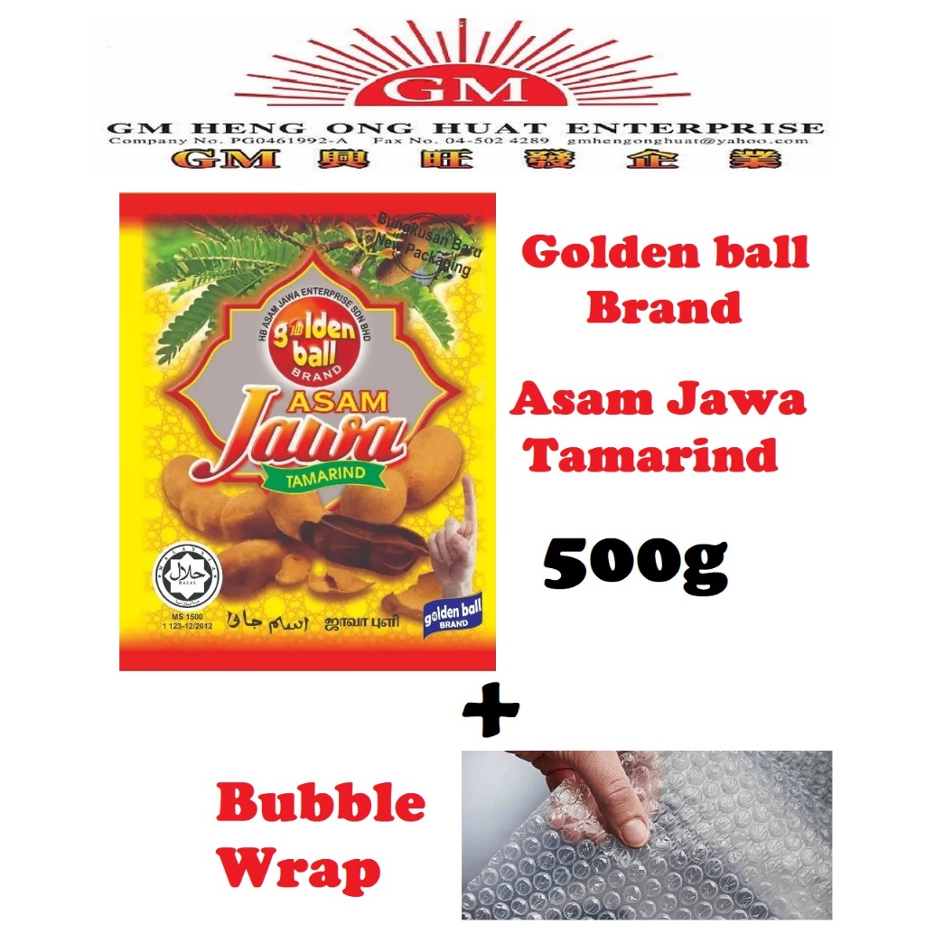 Golden ball brand Asam Jawa Tamarind 500g | Shopee Malaysia