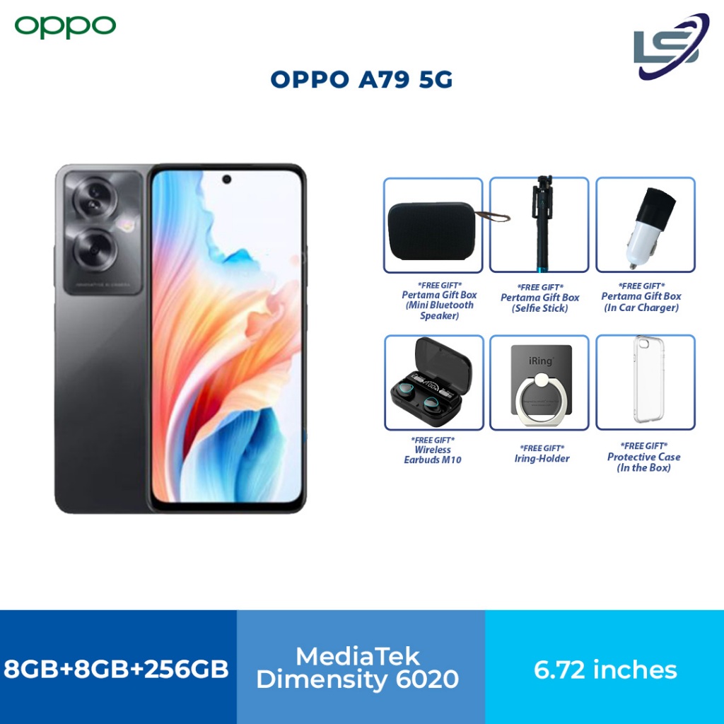 OPPO A79 5G 8GB+8GB+256GB | 6.72" FHD+ Sunlight Display | Dual Stereo ...