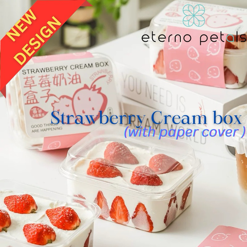 Cream Strawberry Cream Box Mango Cake Packaging Box Tirami Sumus ...