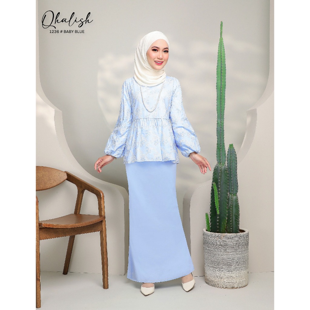 CHICCHOC l 1236 QHALISH KURUNG MODERN BAJU RAYA READY STOCK | Shopee ...
