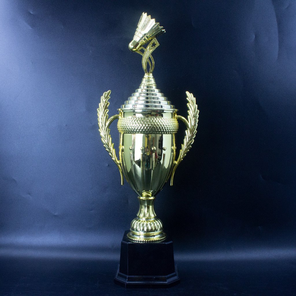 PIALA EKSLUSIF BADMINTON / BADMINTON TROPHY ( TAPAK BERAT & PRINT ATAS ...