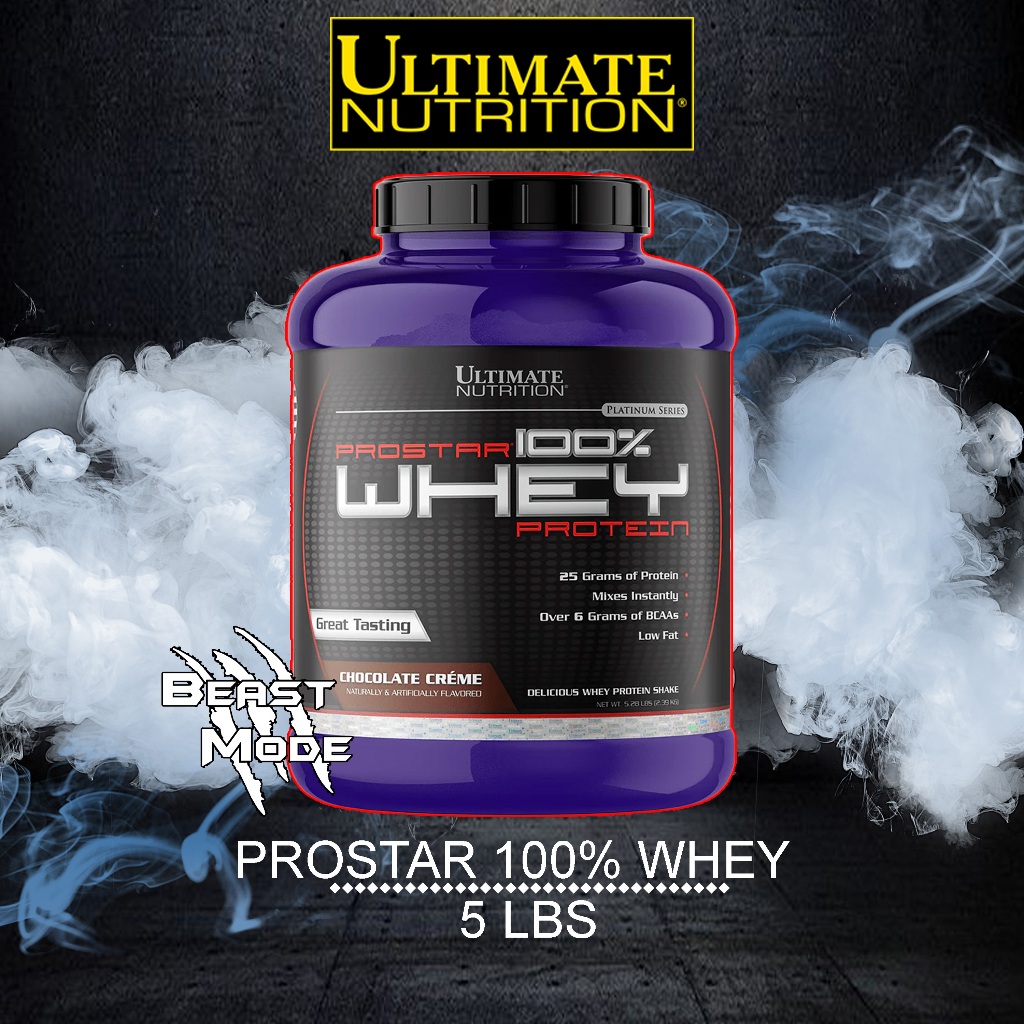 Ultimate Nutrition Prostar 100% Whey Protein 5 lbs / 2 27 kg | Shopee ...