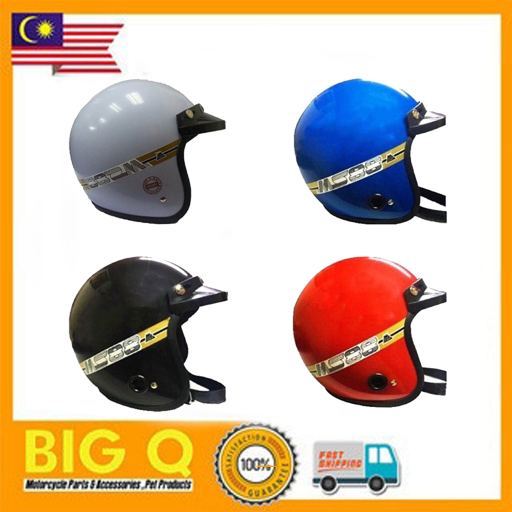 HELMET MS88 100% ORIGINAL TALI TULISAN MERAH | Shopee Malaysia