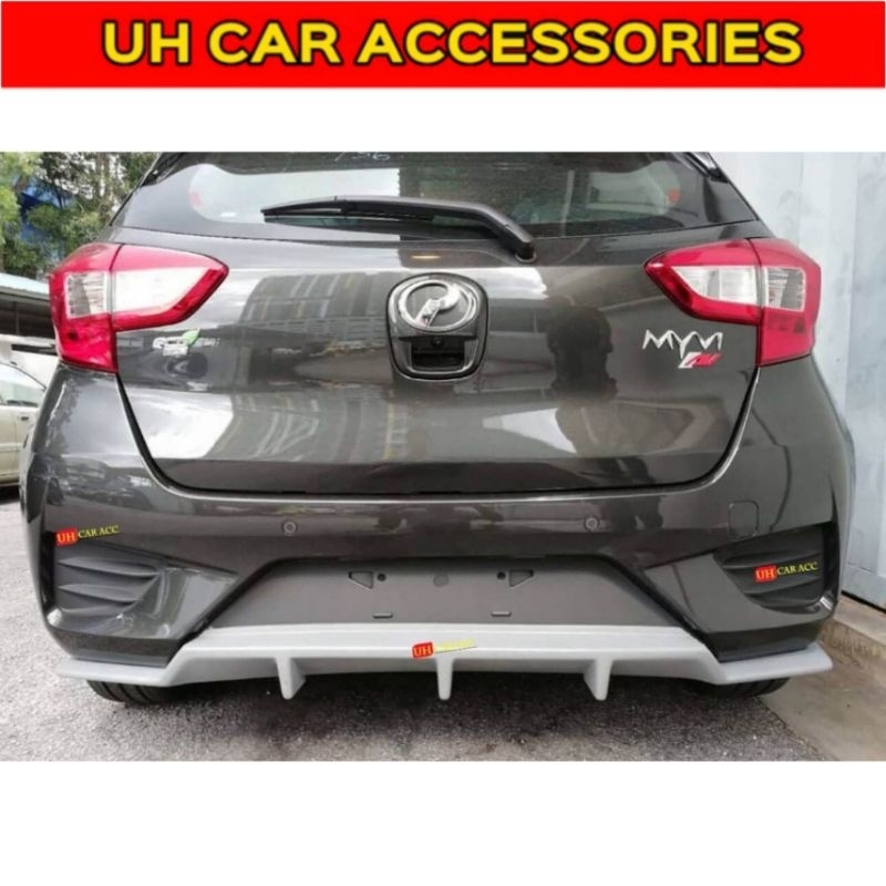 PERODUA MYVI NEW 2018-2020 [NO PAINT] REAR DIFFUSER LIP LIPS BODYKIT ...