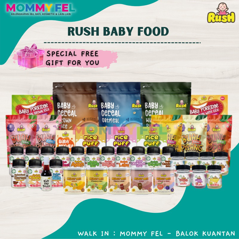 RUSH BABY FOOD / SEASONING POWDER RUSH / BABY RICE PUFF / KIDS SOY ...