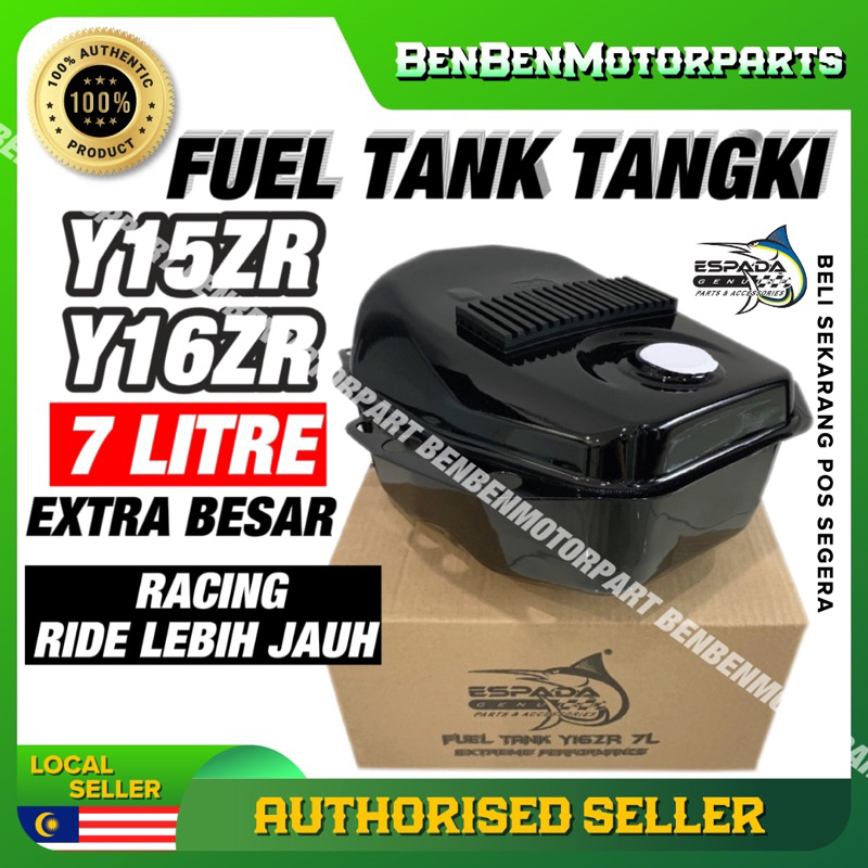 YAMAHA Y16 Y16ZR Y15 Y15ZR FUEL TANK TANGKI EXTRA BESAR 7 Liter ESPADA ...
