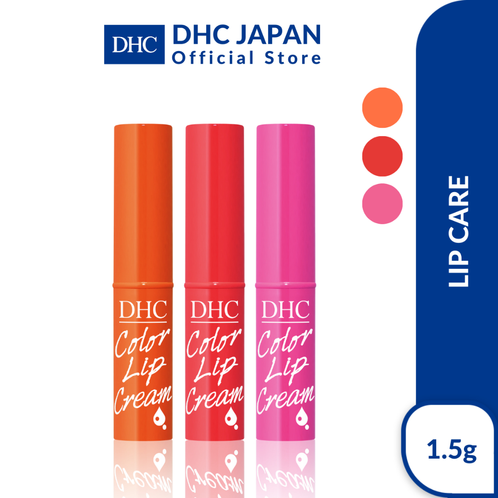 DHC Deep Moistening Color Lip Cream (Red /Apricot/Pink) - 1.5g ...
