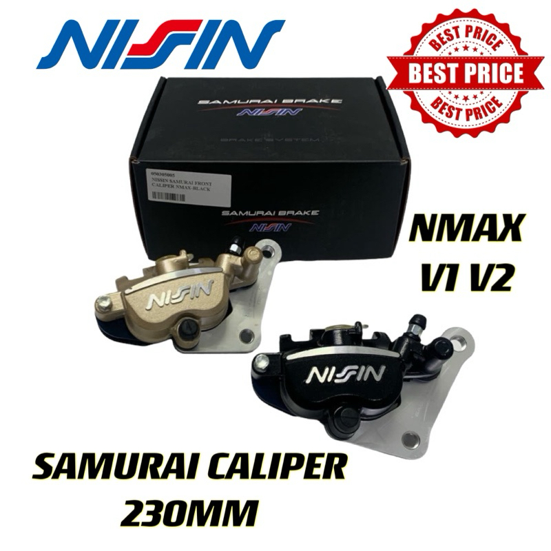 NMAX155 NMAX V2 V1 NISSIN SAMURAI FRONT CALIPER PNP 230MM | Shopee Malaysia