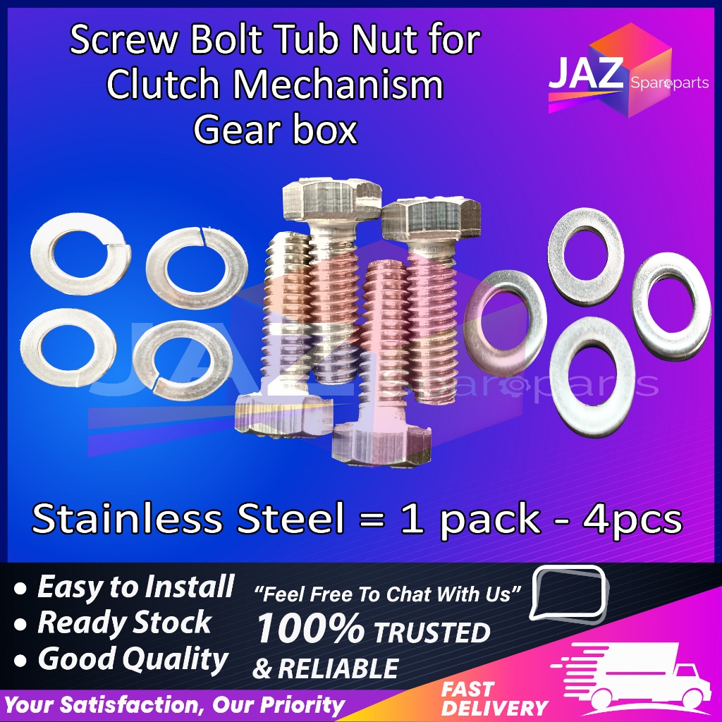 M6 20mm 4pcs = Stainless Steel Toshiba Sharp Top Load Washing Machine ...