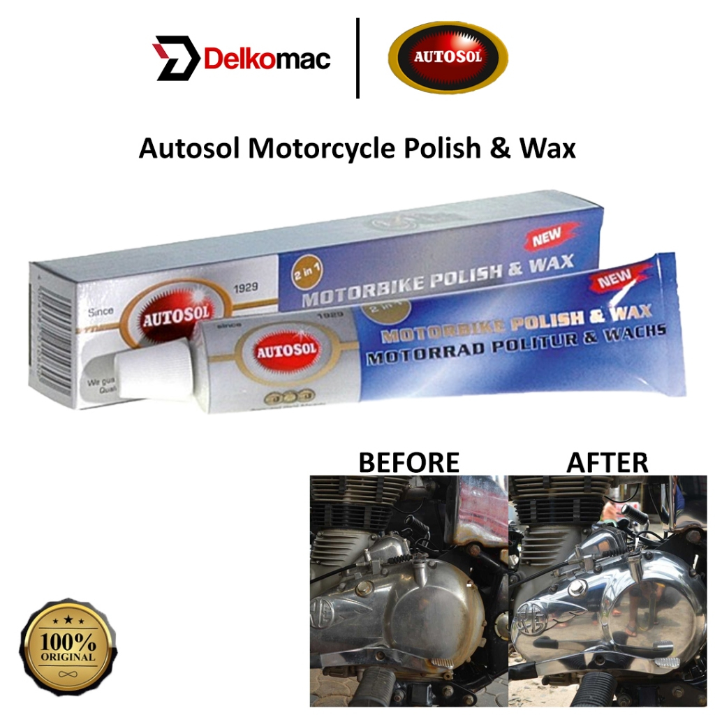 Autosol Motorcycle Polish & Wax (100% Original) - Cleaning & Care for ...