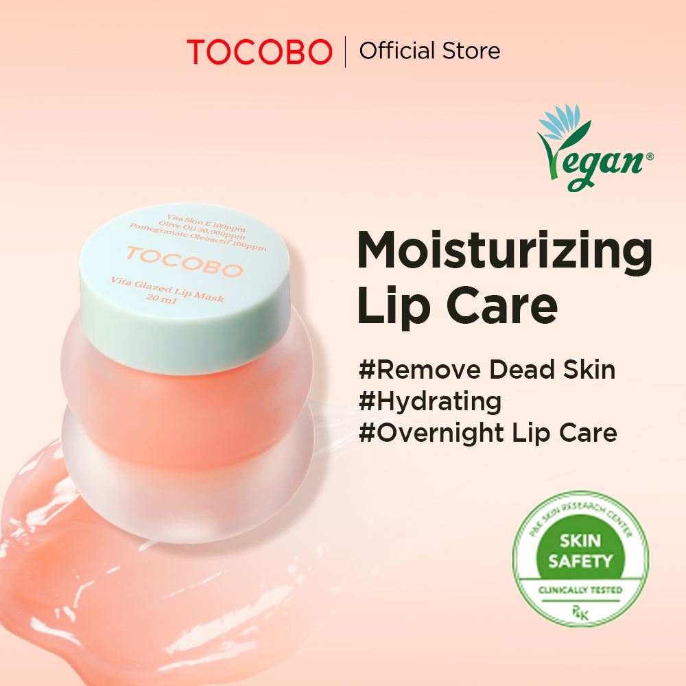 TOCOBO Mask Bibir Vita Glazed | Vita Glazed Lip Mask (20ml) | Shopee ...